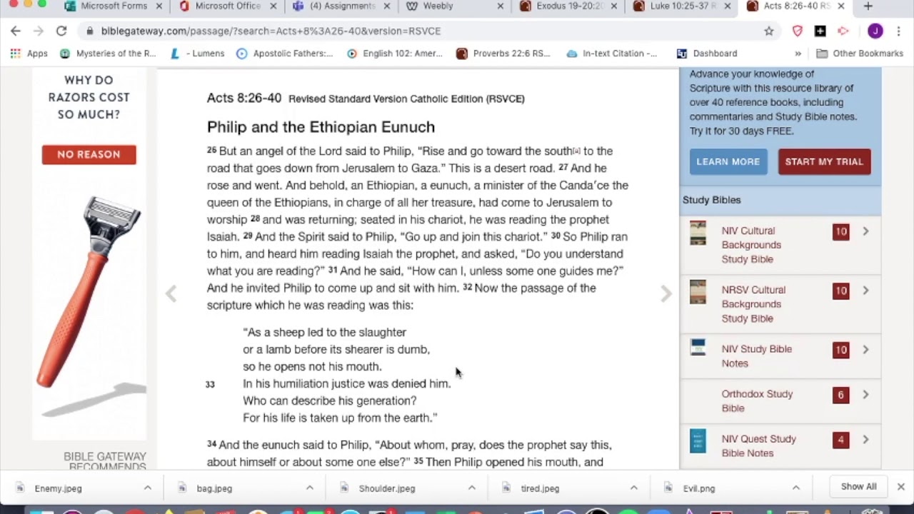 Acts 8 26 40 YouTube