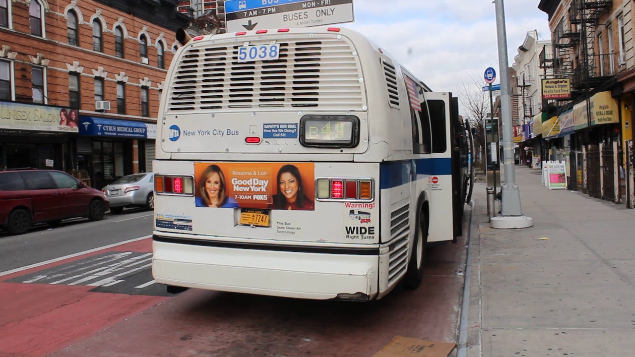 MTA New York City Bus 1998 NovaBUS T80206 “RTS-06” 5038 on the B49 ...