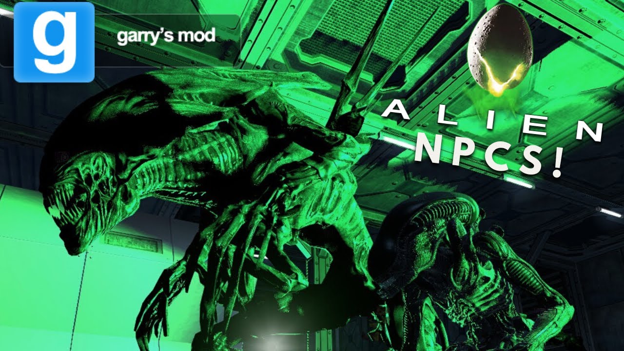 Gmod Mod Reviews: Alien Xenomorph NPC Pack! - YouTube