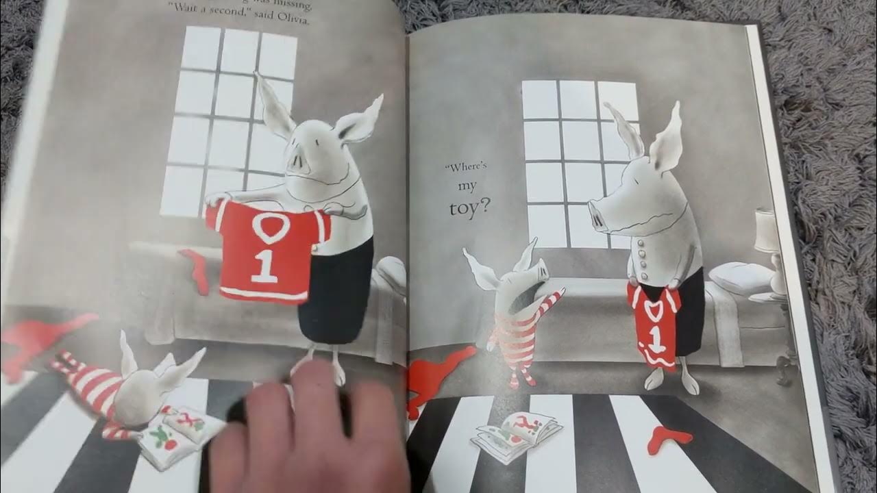 Reading the Olivia and the Missing Toy book - YouTube