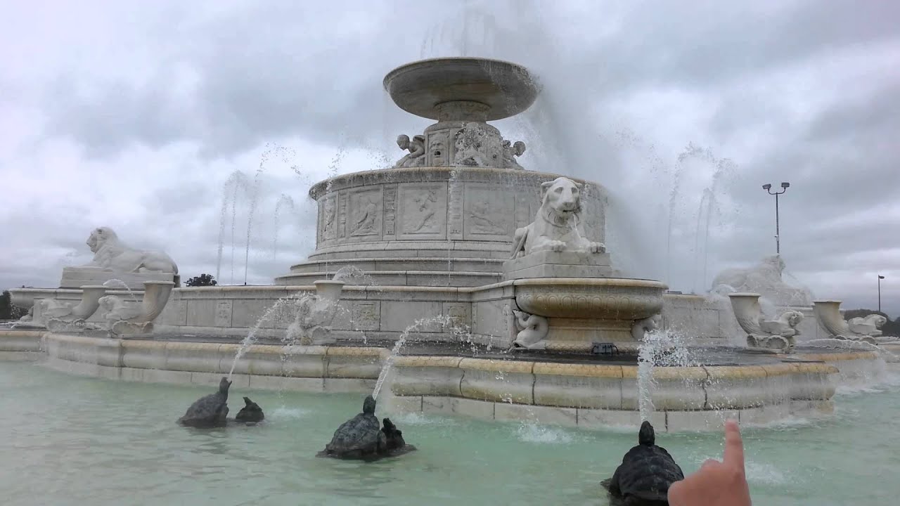 James Scott Memorial Fountain Belle Isle Detroit - YouTube