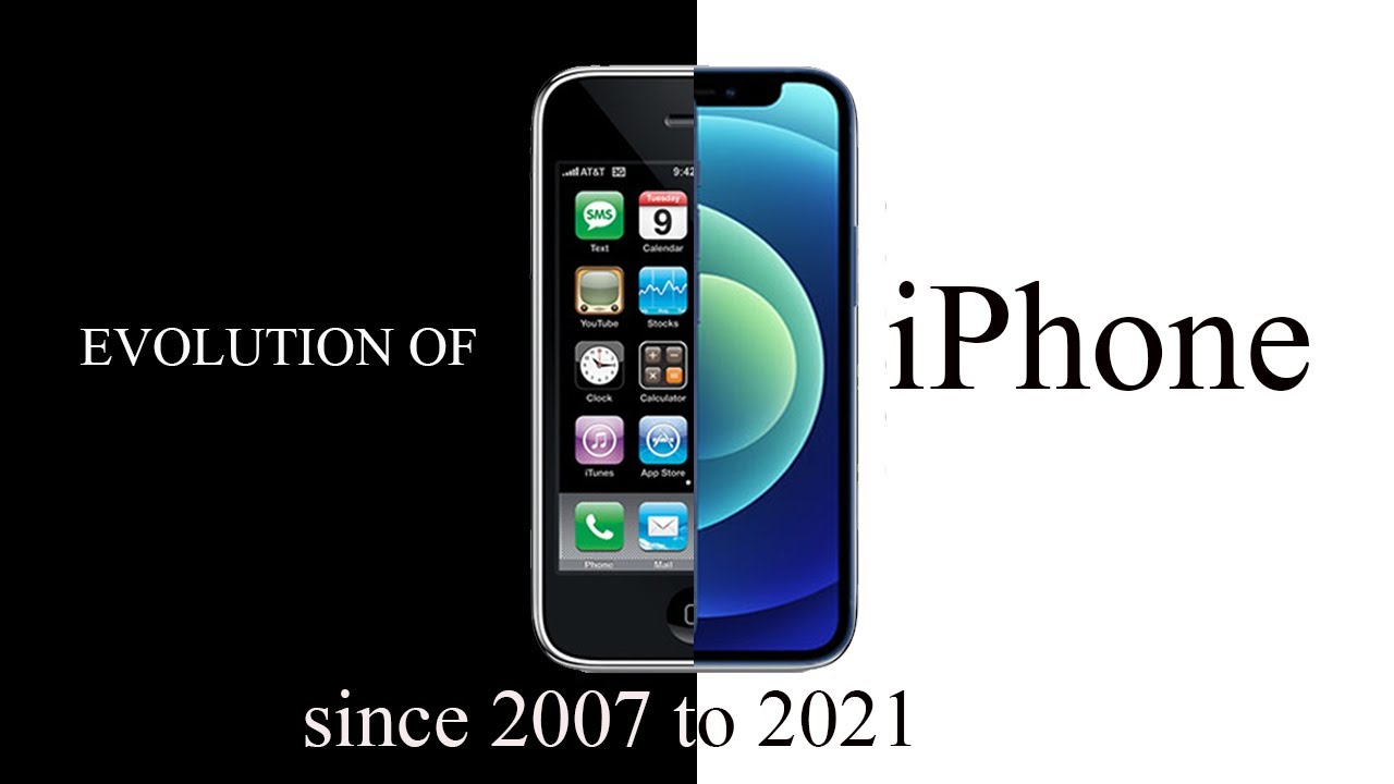Evolution of Apple iPhone since 2007 to 2021 - YouTube