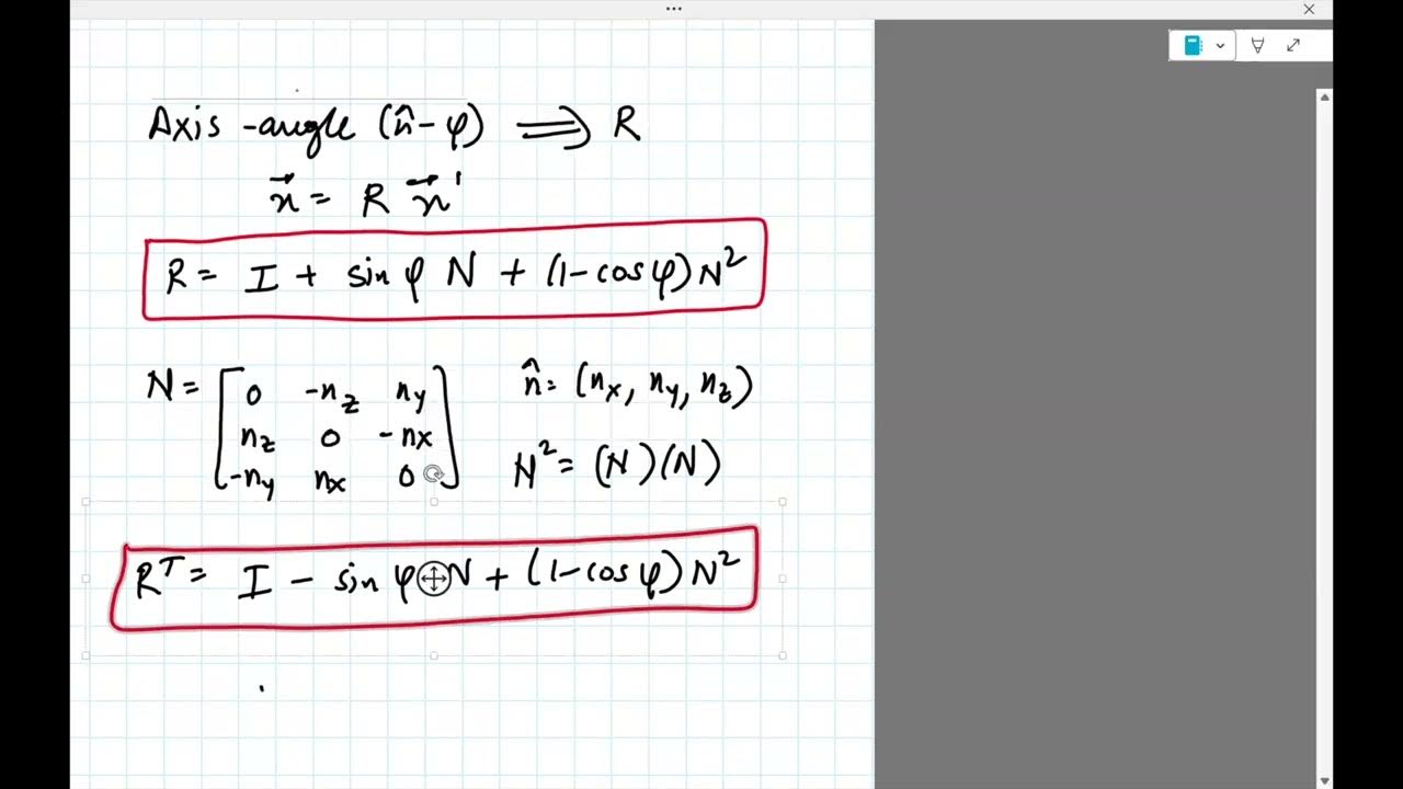 Robotics3D Lec04: Relation between Quaternions, Axis-Angle, Rotation, Euler Angles (Spring 2025 ...