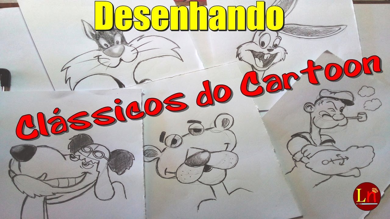 Desenhando Personagens Famosos (Drawing Classic Cartoon) Clássicos do ...