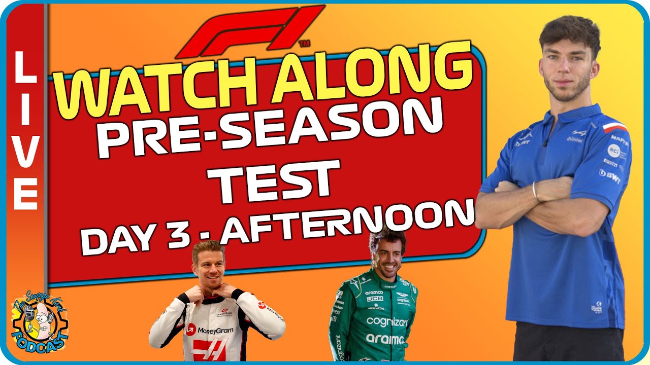 F1 Testing Watch Along! Day 3 Afternoon session! - YouTube