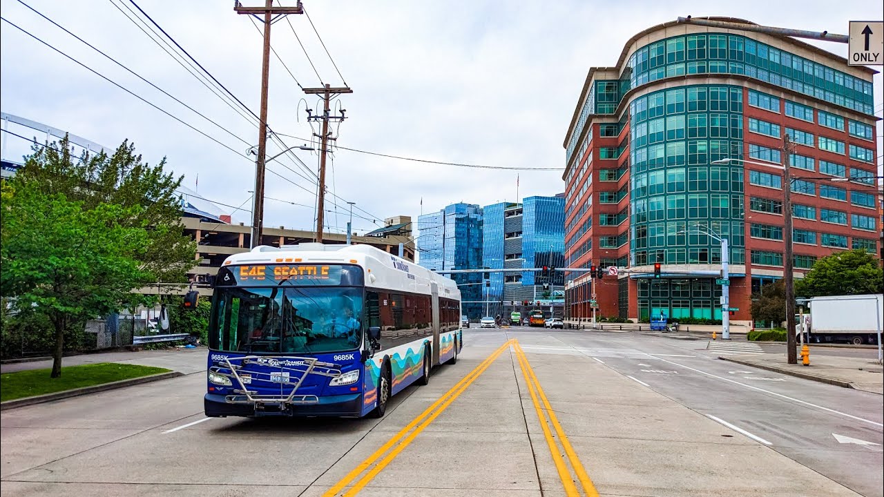 4K! Ride on a Sound Transit 2020 New Flyer XDE60 #9685 - YouTube