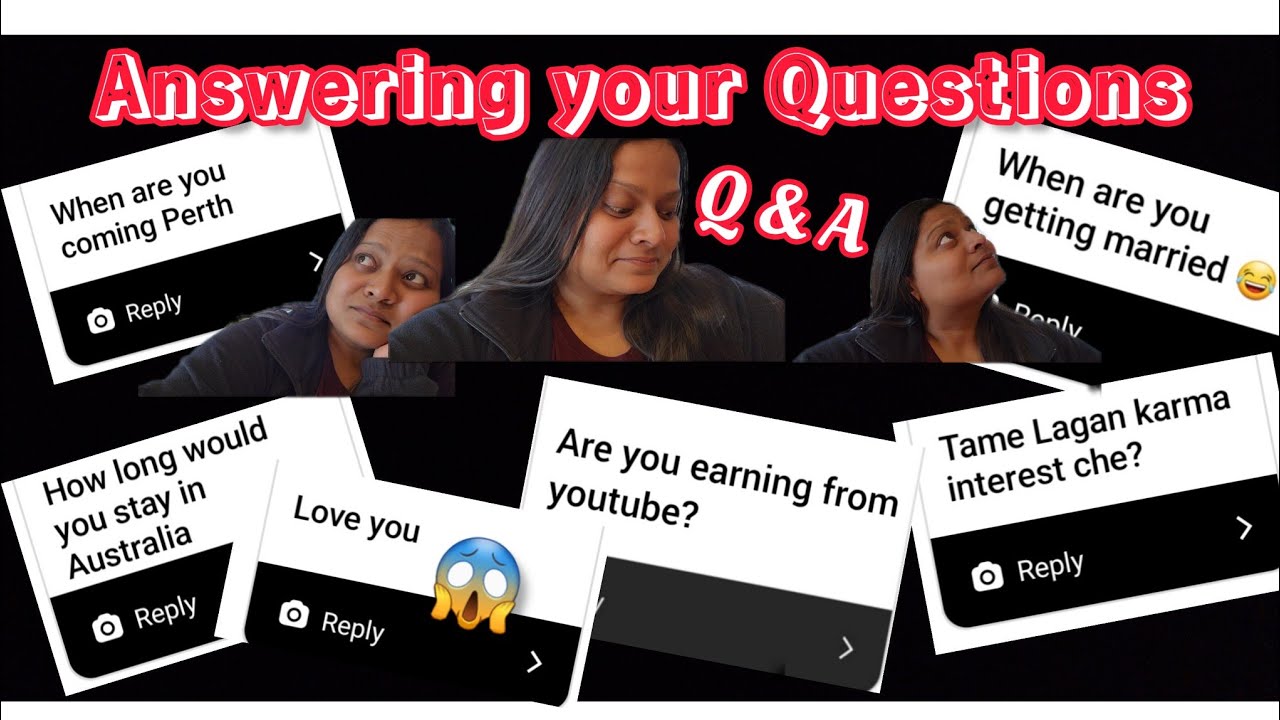 WANT TO KNOW MORE ABOUT ME? 😝#instagram Q&A| #questionanswer #youtube #indianlifeinaustralia ...