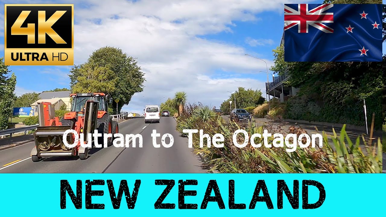 Driving in New Zealand - 🇳🇿Outram to the Octagon, Otago - 4k 60p - YouTube