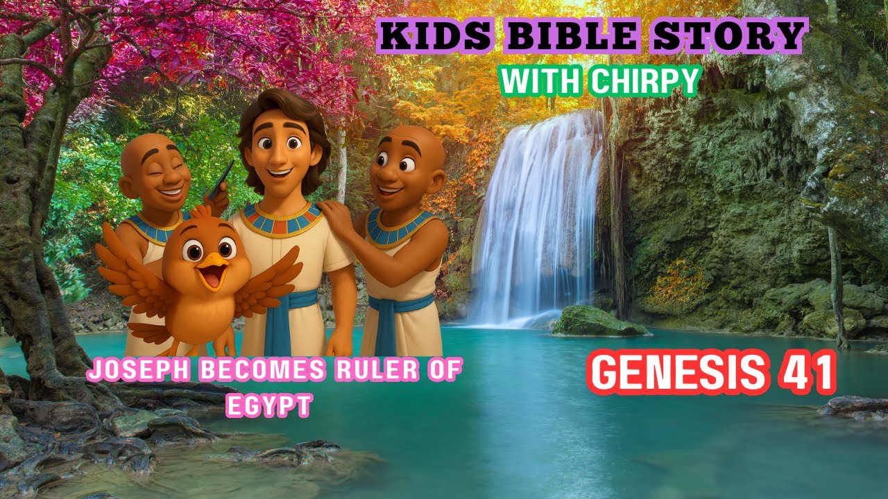 Genesis 41 Bible Story for Kids 🐦 | Joseph Becomes Ruler of Egypt ...