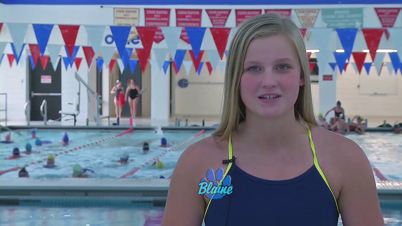 Blaine Girls Swim & Dive "Coach & Captains" 2019 - YouTube
