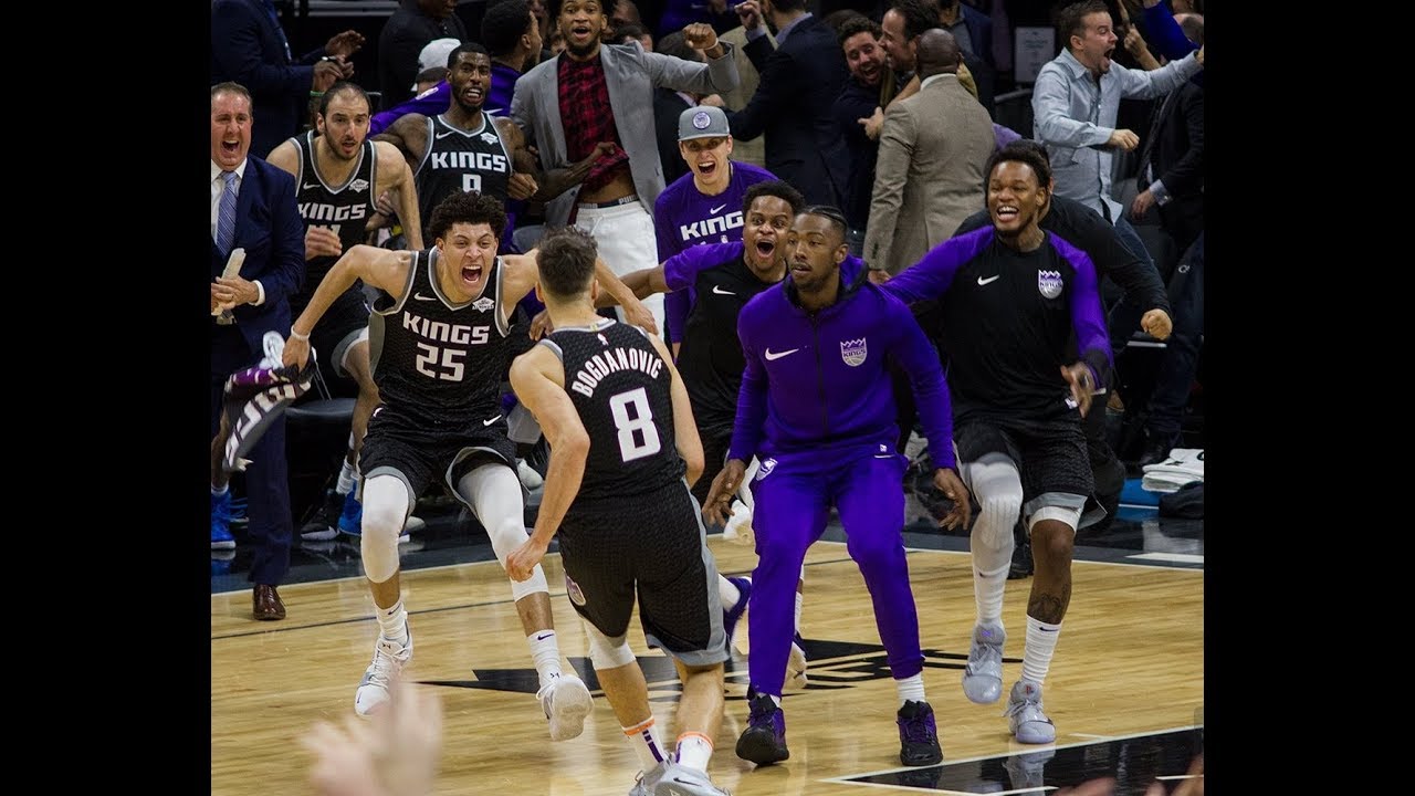BOGDAN BOGDANOVIC GAME WINNER THREE VS LAKERS ALL ANGLES & FAN ...