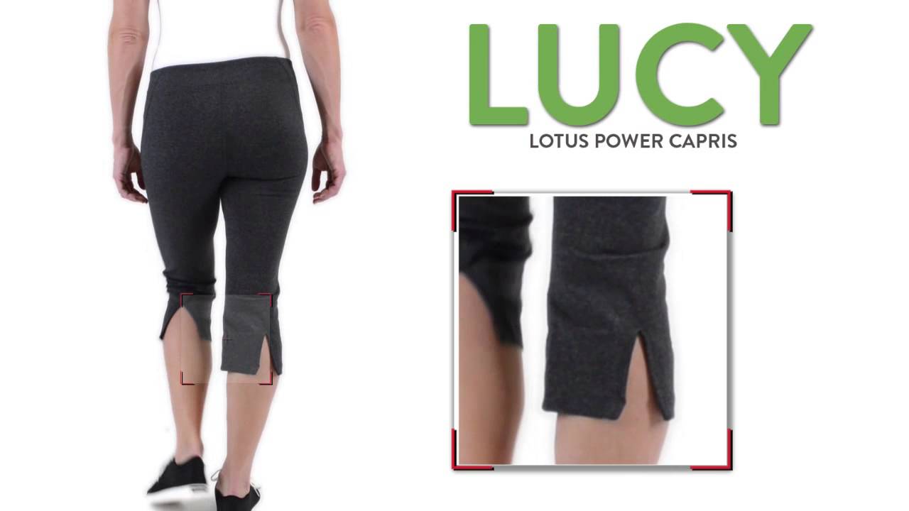 lucy Lotus Power Capris (For Women) - YouTube