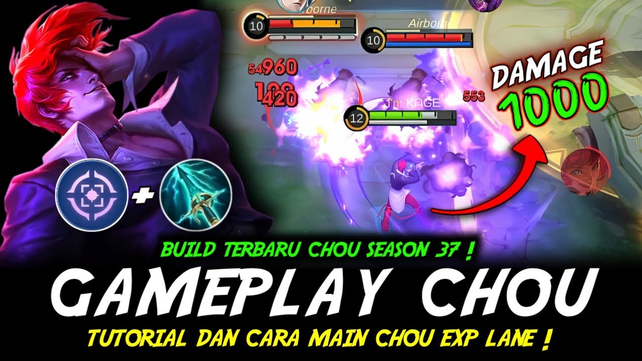 TERNYATA BEGINI!! CARA MAIN CHOU EXP ! BUILD CHOU TERBARU SEASON 37 ...