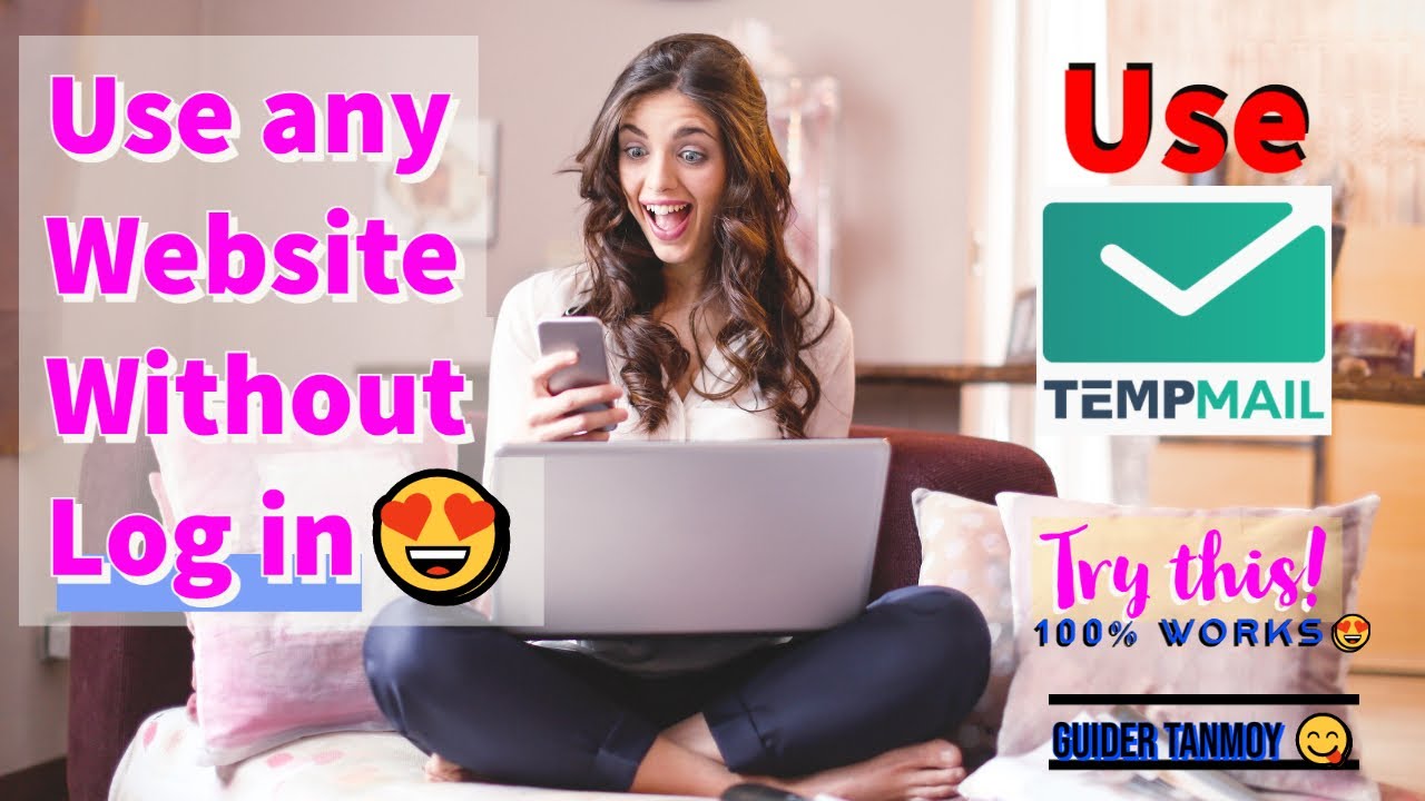 How to Use Any Website Without Log in😍?| How to Use Tempmail ...