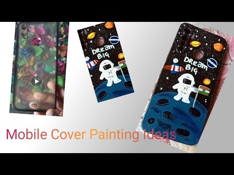 Mobile Cover Painting Ideas #youtube - YouTube