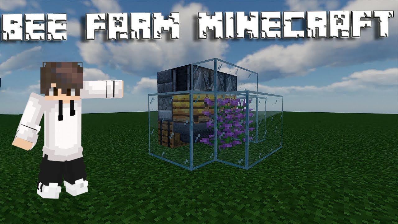 How to Make A Bee Farm Simple In Minecraft | Astral - YouTube