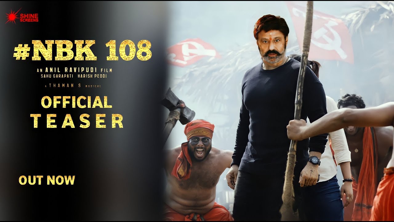 NBK 108- Balakrishna Intro First Look Teaser,Anil Ravipudi,Kajal, Sree ...