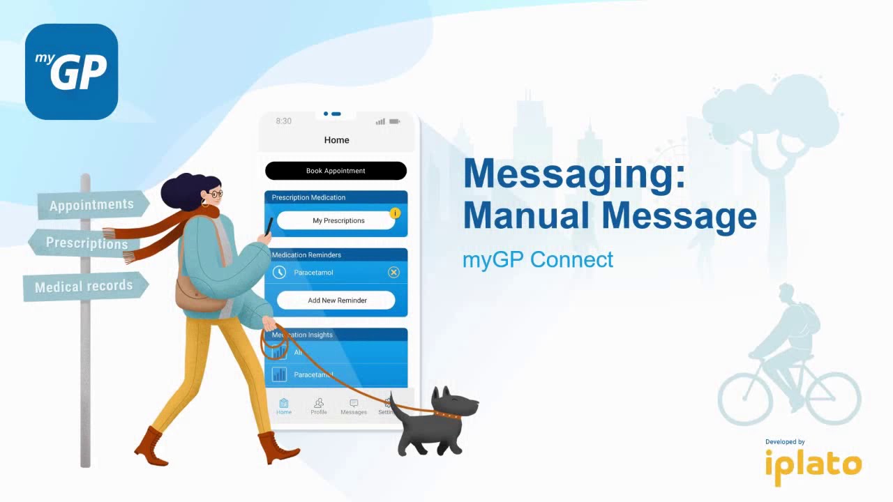 How to send a regular message - YouTube