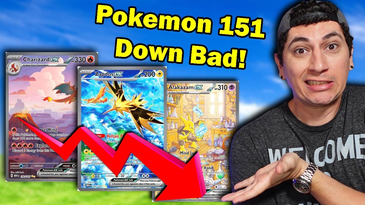 Pokemon 151 Prices TANK - "Pokemon Cards Are Dead" - YouTube