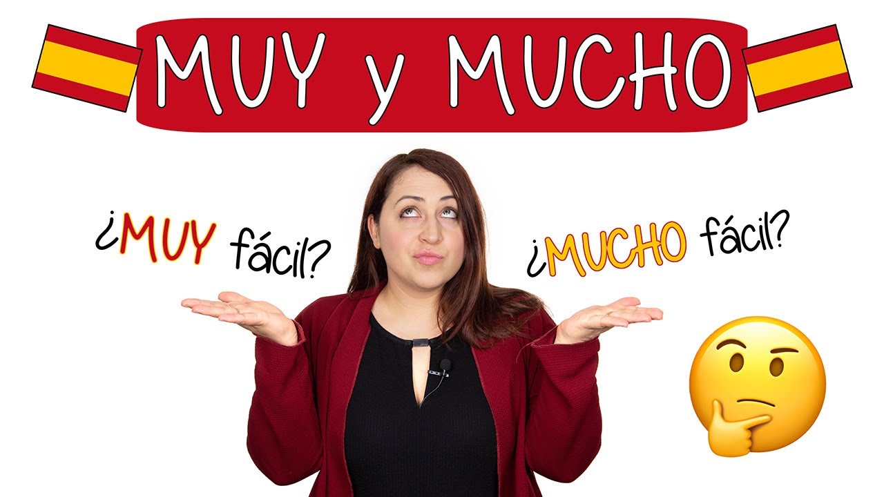 Corso di Spagnolo_ MUY e MUCHO (con esercizio nel video!) - YouTube