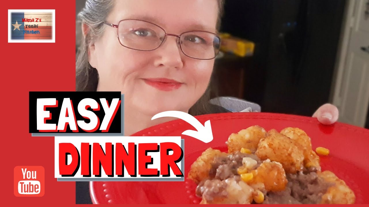 Tater Tot Casserole Recipe|$5 Friday 😋😋😋 - YouTube