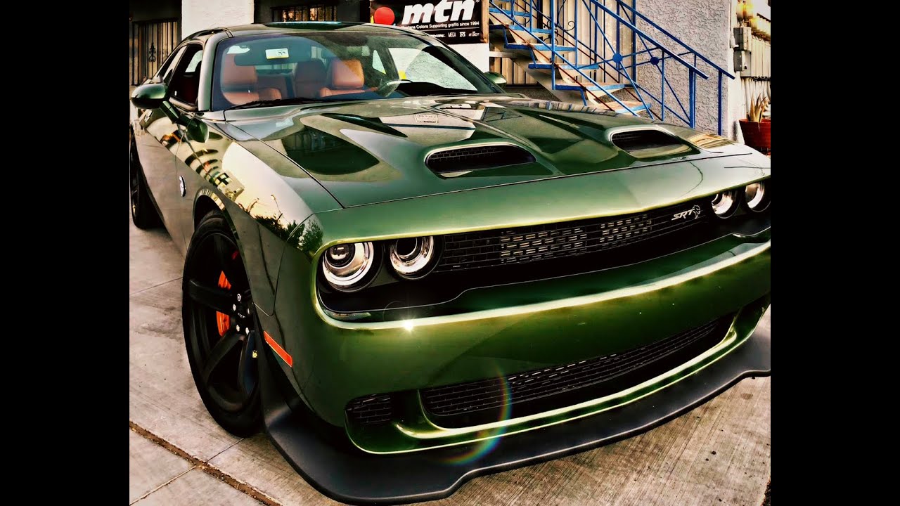 Oil change on brand new 2020 SRT Hellcat - YouTube