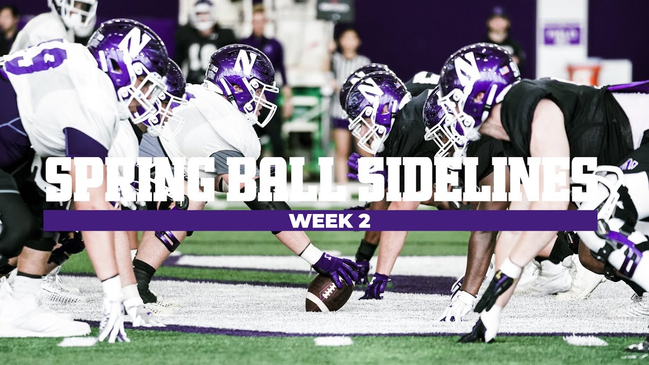 Football - Spring Ball Sidelines: Week 2 - YouTube