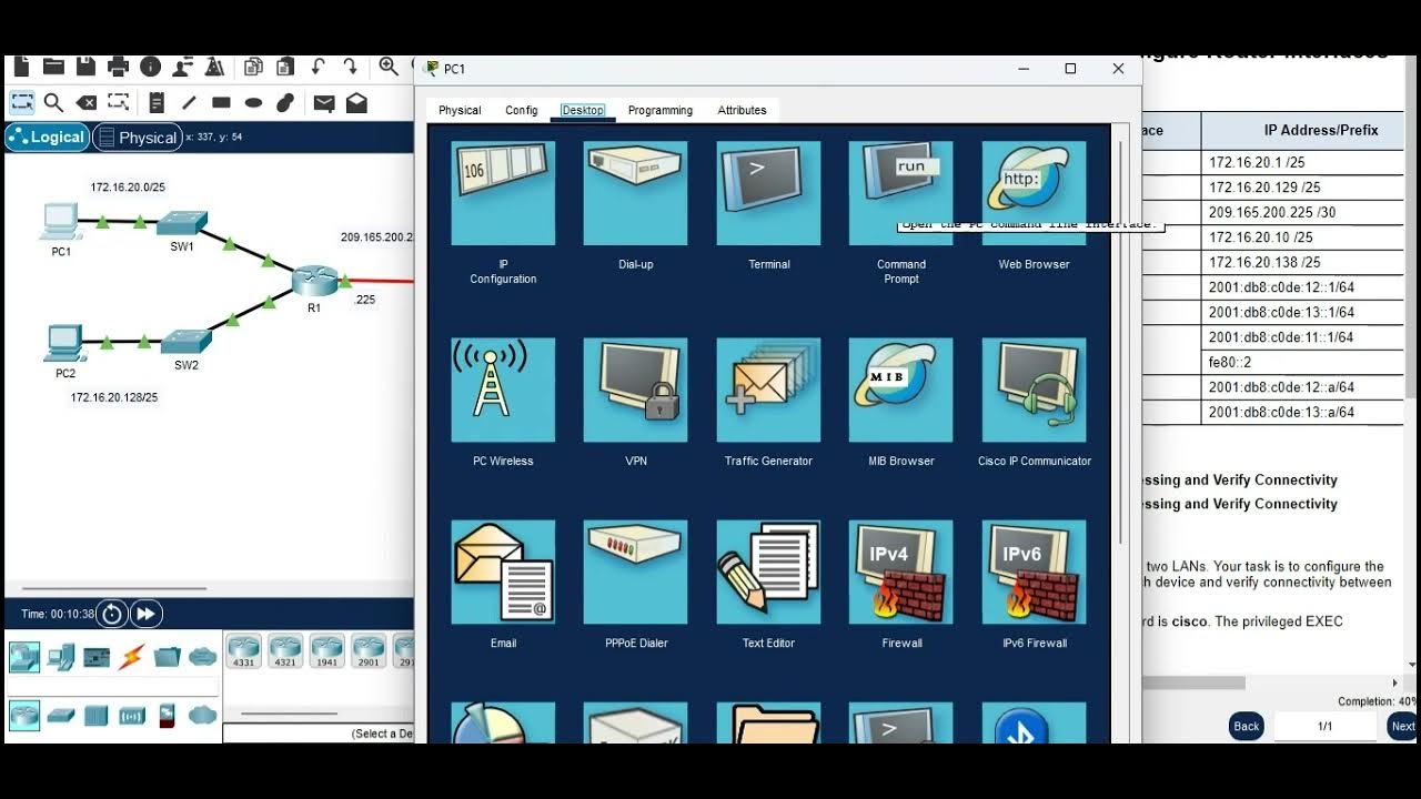 SRWE 1 4 7 Packet Tracer Configure Router Interfaces FAHRUDDIN XI TKJ AXIOO - YouTube