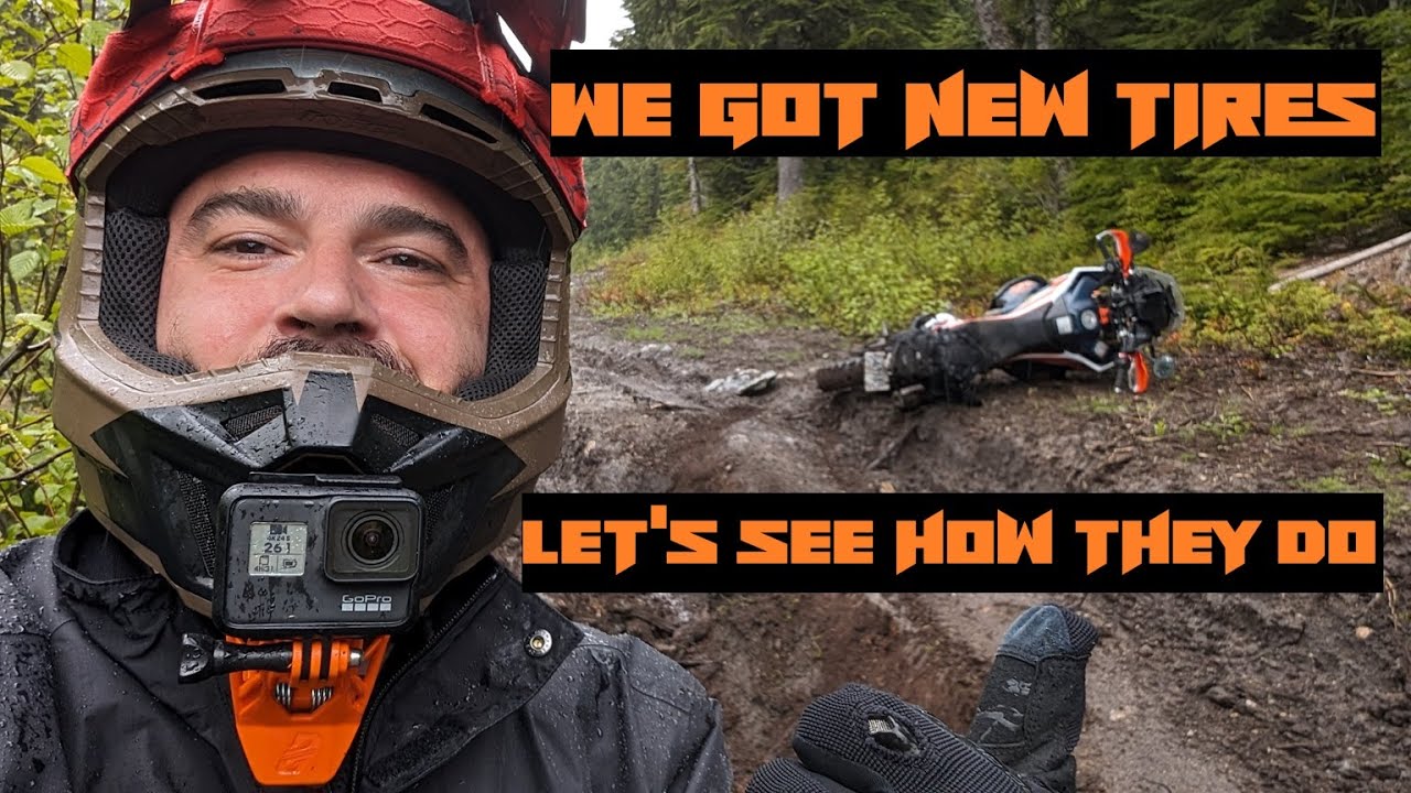 Pirelli Scorpion rally front, Dunlop D908 rear on a KTM 890 Adventure R ...