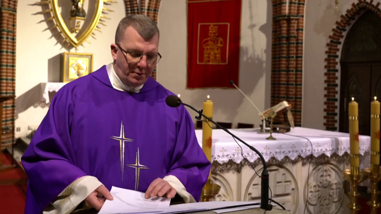 V niedziela Wielkiego Postu ks.Wojciech Kania - YouTube