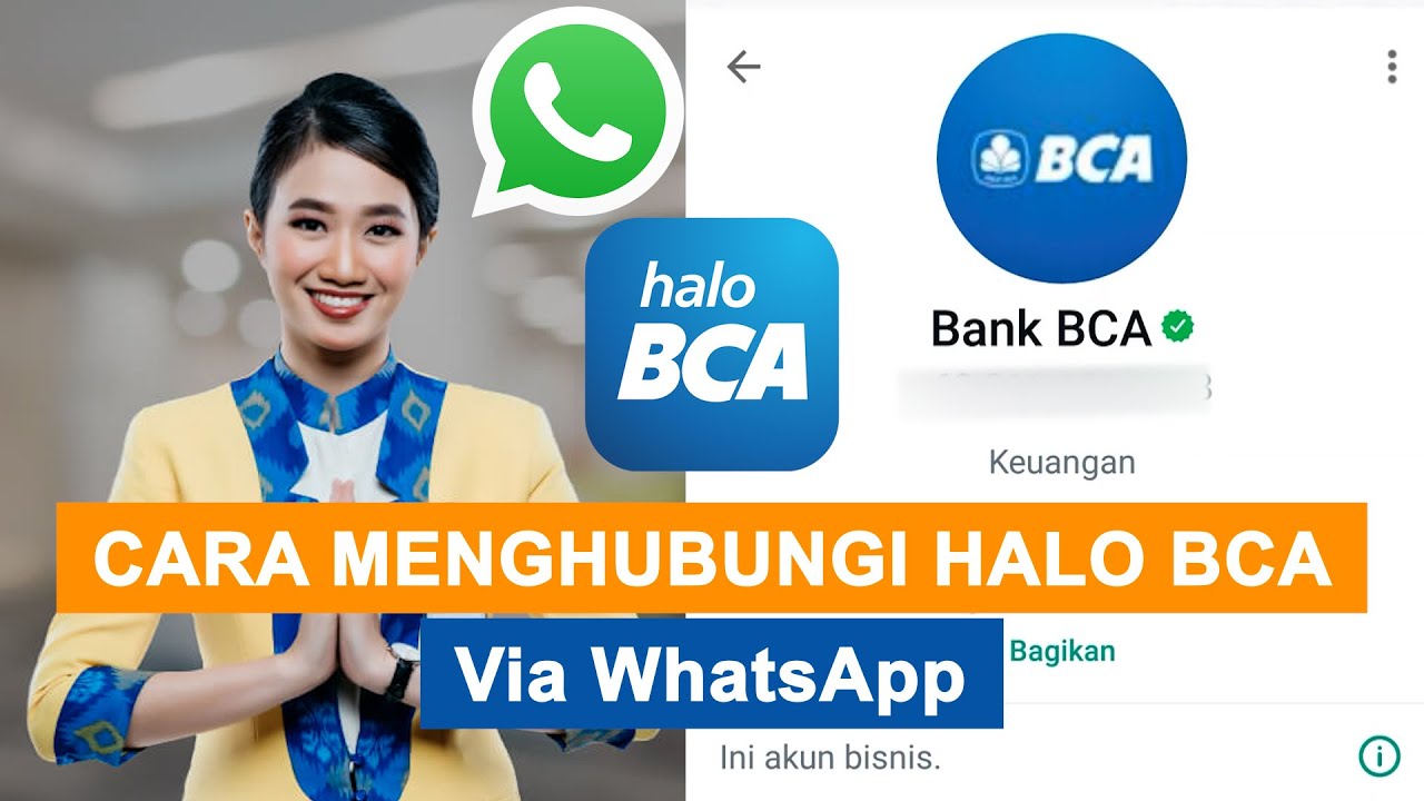 Cara Menghubungi CS Halo BCA Via Chat WhatsApp Resmi - YouTube