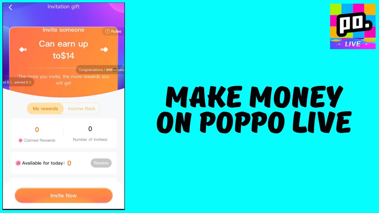 How to Make Money On Poppo Live App - YouTube