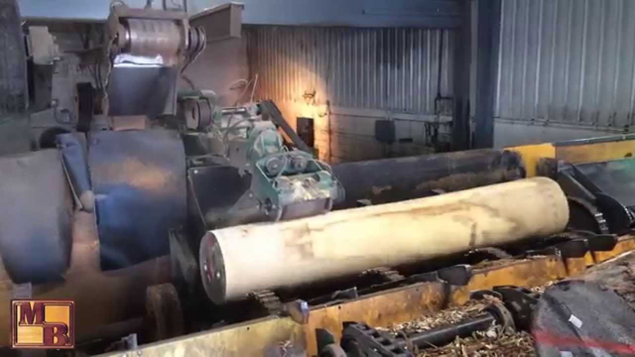Sawmill Debarker - YouTube