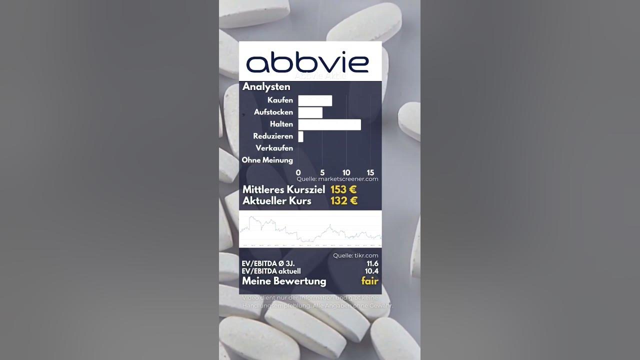 Abbvie Aktie kaufen oder nicht kaufen? - YouTube