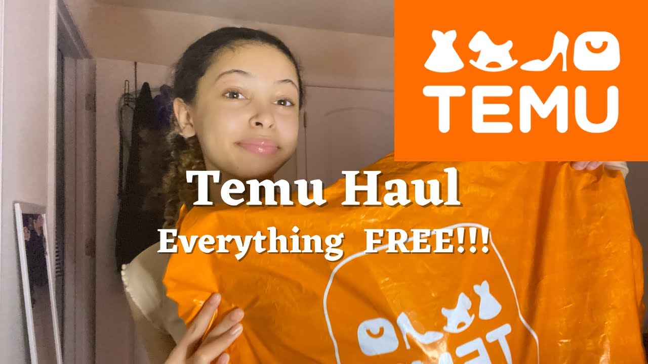 COMPLETELY FREE Temu Haul! (Makeup, desk organizers, clothes, beauty ...