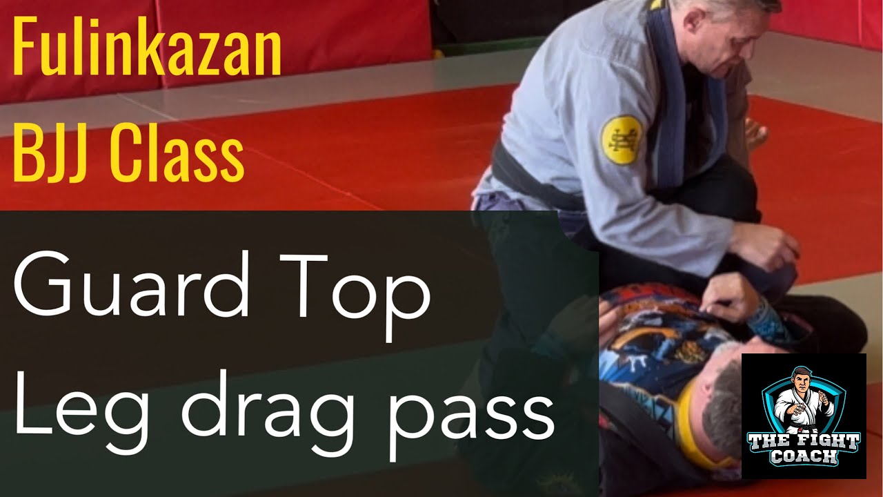 BJJ - Guard Top - Leg drag pass - YouTube