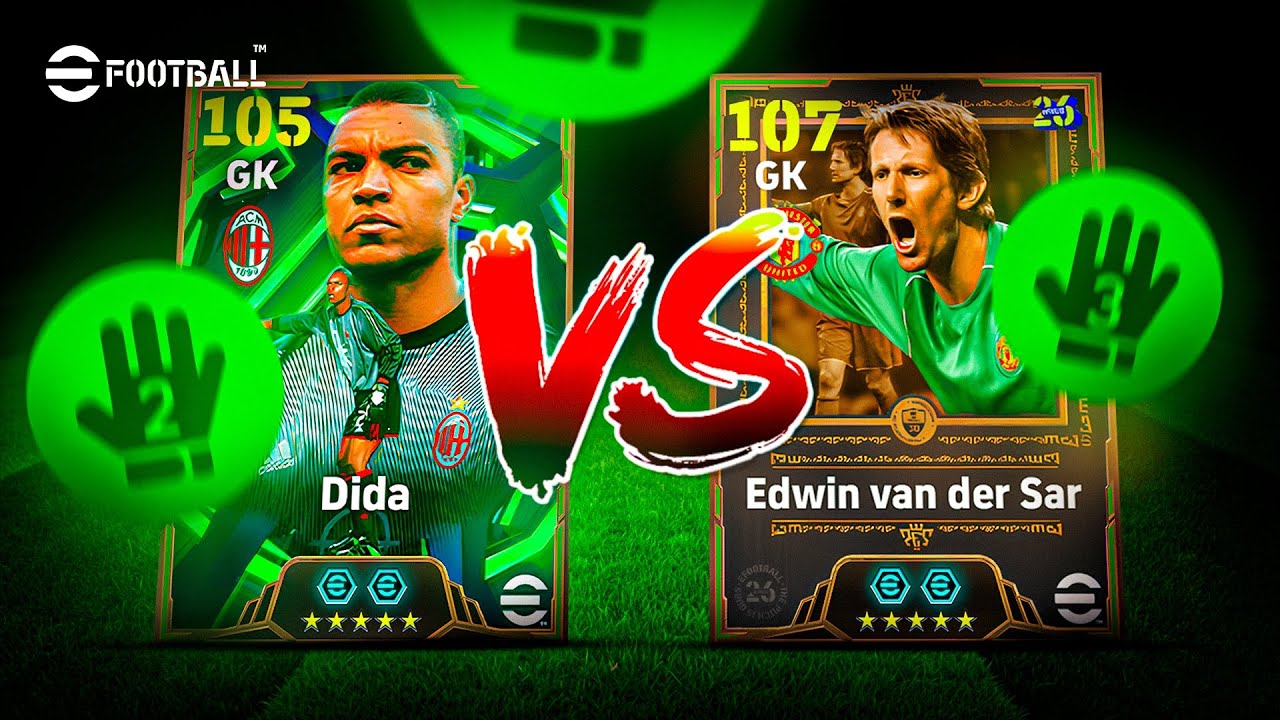 DIDA vs VAN DER SAR 😱 Quem é melhor no eFootball 26 Mobile - YouTube