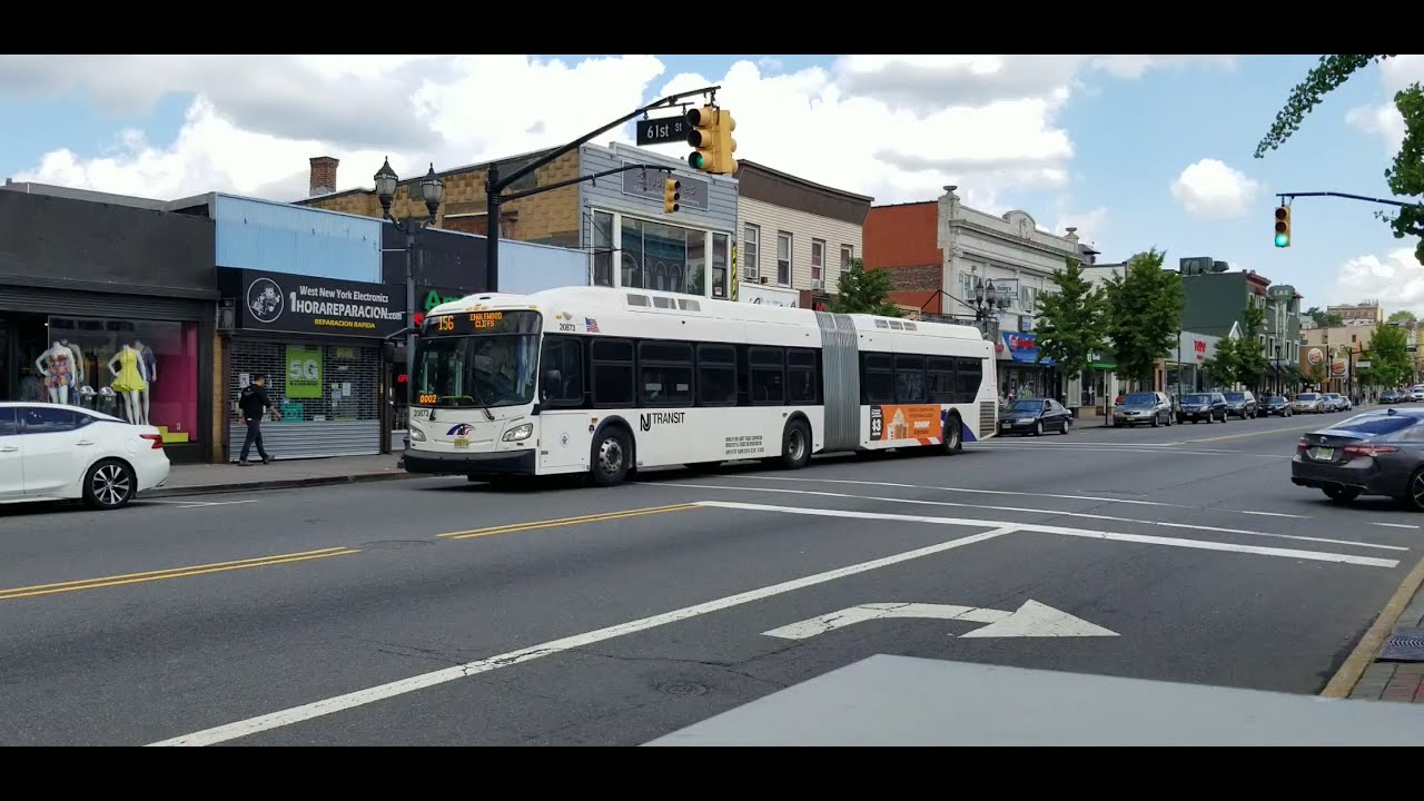 NJ Transit 156 New York via Park Ave 2⃣0⃣8⃣7⃣3⃣ - YouTube