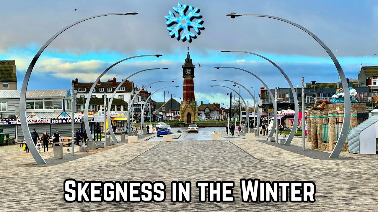 Skegness In The Winter | Beach, Promenade, Fairground & More! - YouTube