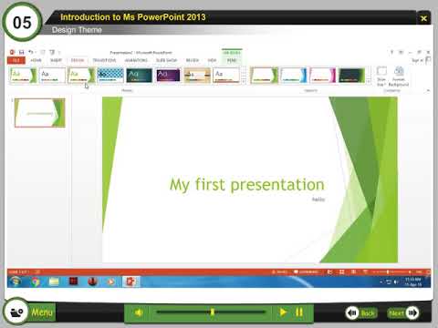 Class 4 Chapter 5 Introduction to Ms PowerPoint 2013 - YouTube