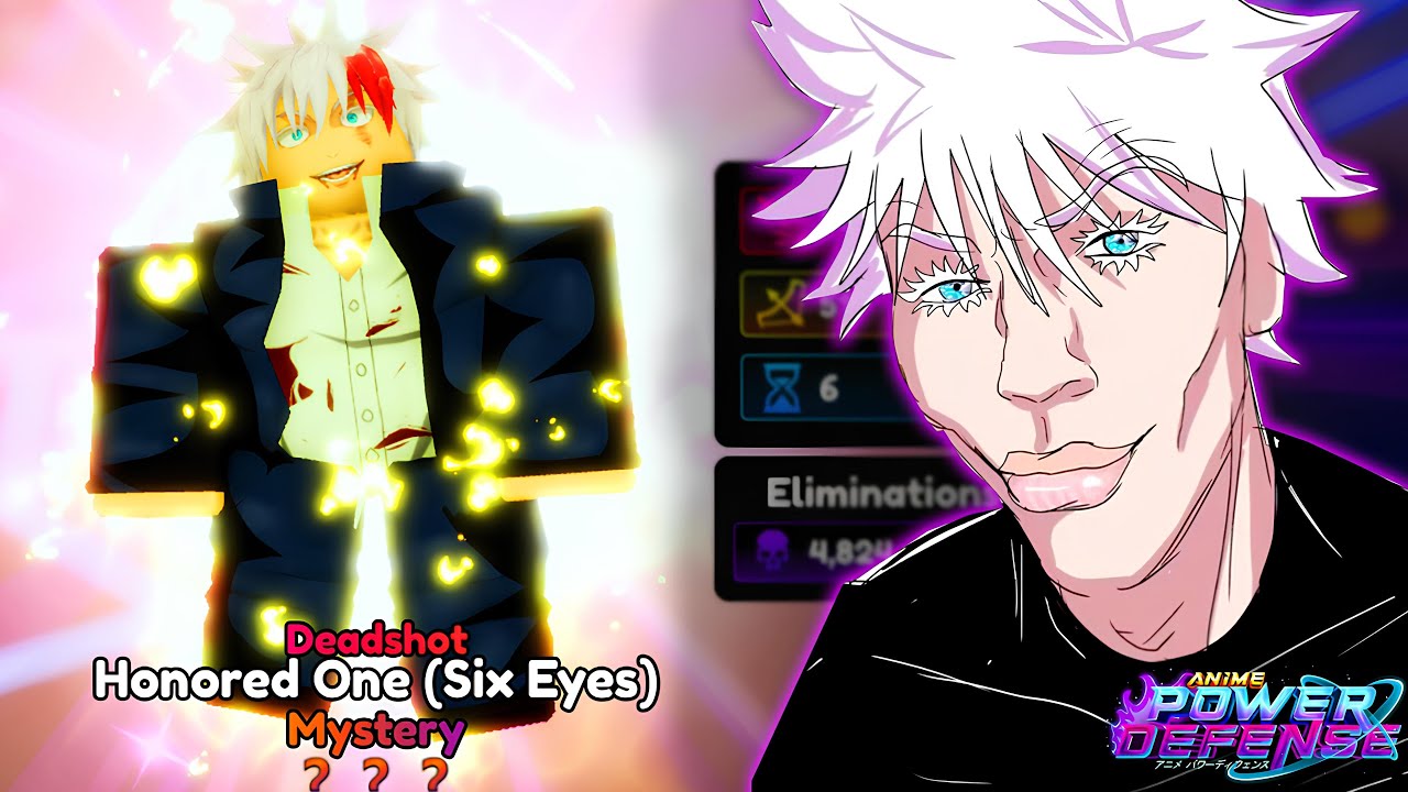 Buffed! Gojo Six Eyes Deadshot! Showcase - Anime Power Defense - YouTube