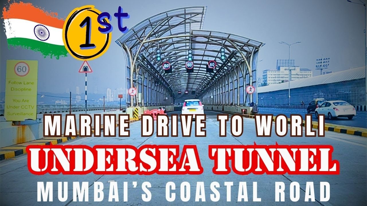 India's First Undersea/Underwater Tunnel, Mumbai | Mumbai Coastal Road ...