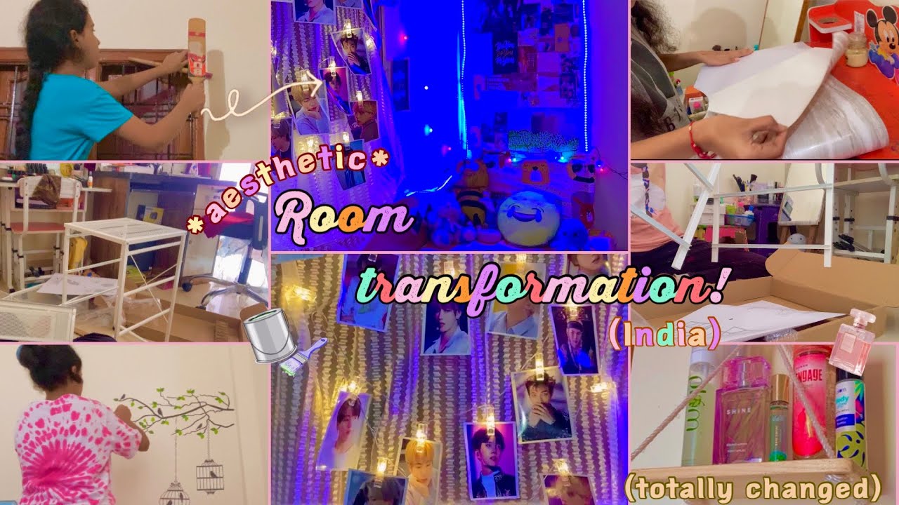 Extreme room transformation 2021 | (aesthetic + tik tok inspired 🌙 ...