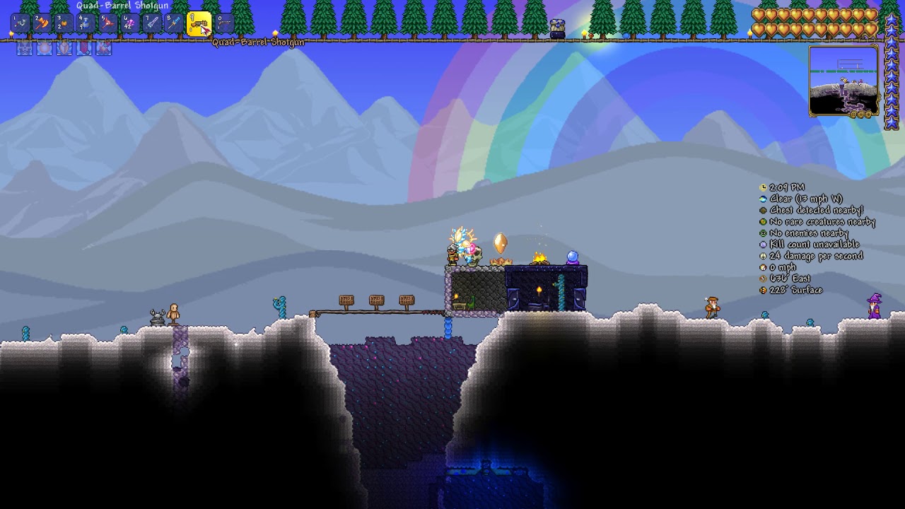 quad barrel shotgun vs boomstick, a terraria comparison video) - YouTube