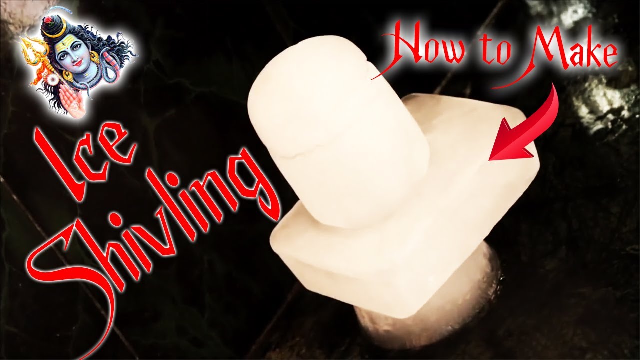 How to Make Shivling | Ice Shivaling Making | Lord Shiva - YouTube