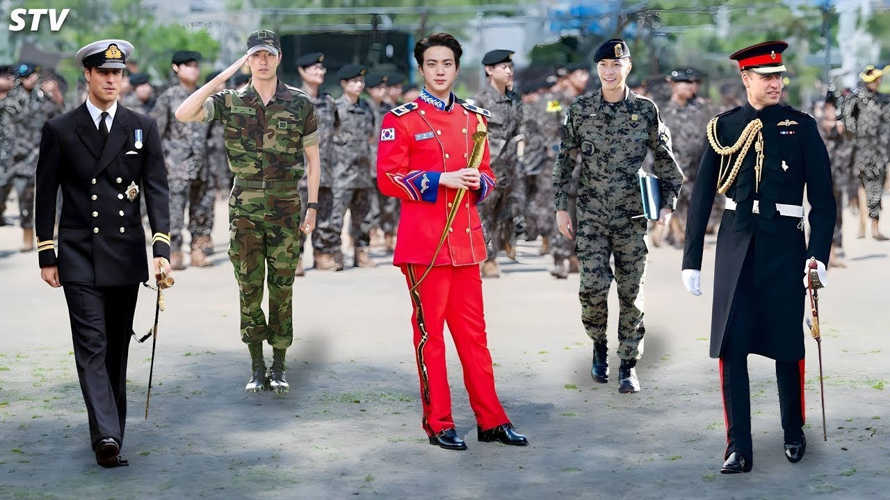 Dashing and handsome, BTS' Jin is the commander of the British Royal ...