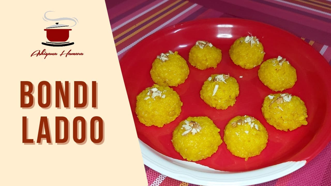 Eid ul Adha special sweet| Easiest way to make bondi ladoo at home ...