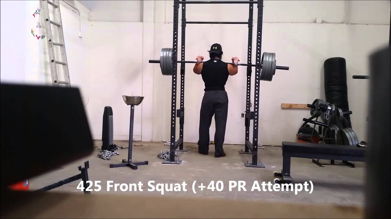 405 and 425 Front Squat - YouTube