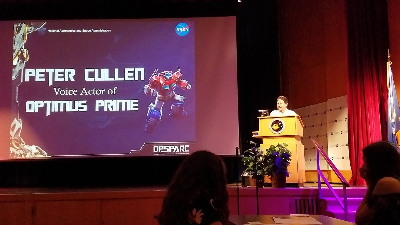 Peter Cullen speaks to the winners of 2018 NASA OPSPARC - YouTube