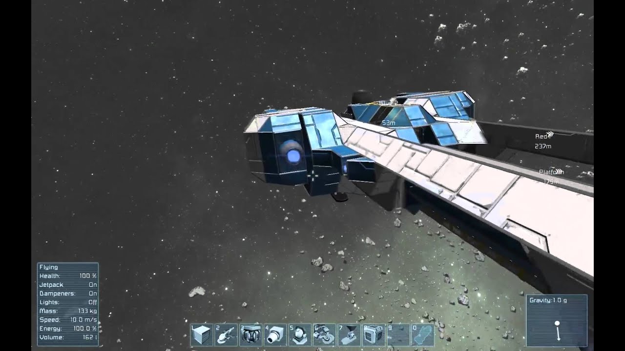 Space Engineers-Tutorial | Locking Platform for Grinding - YouTube